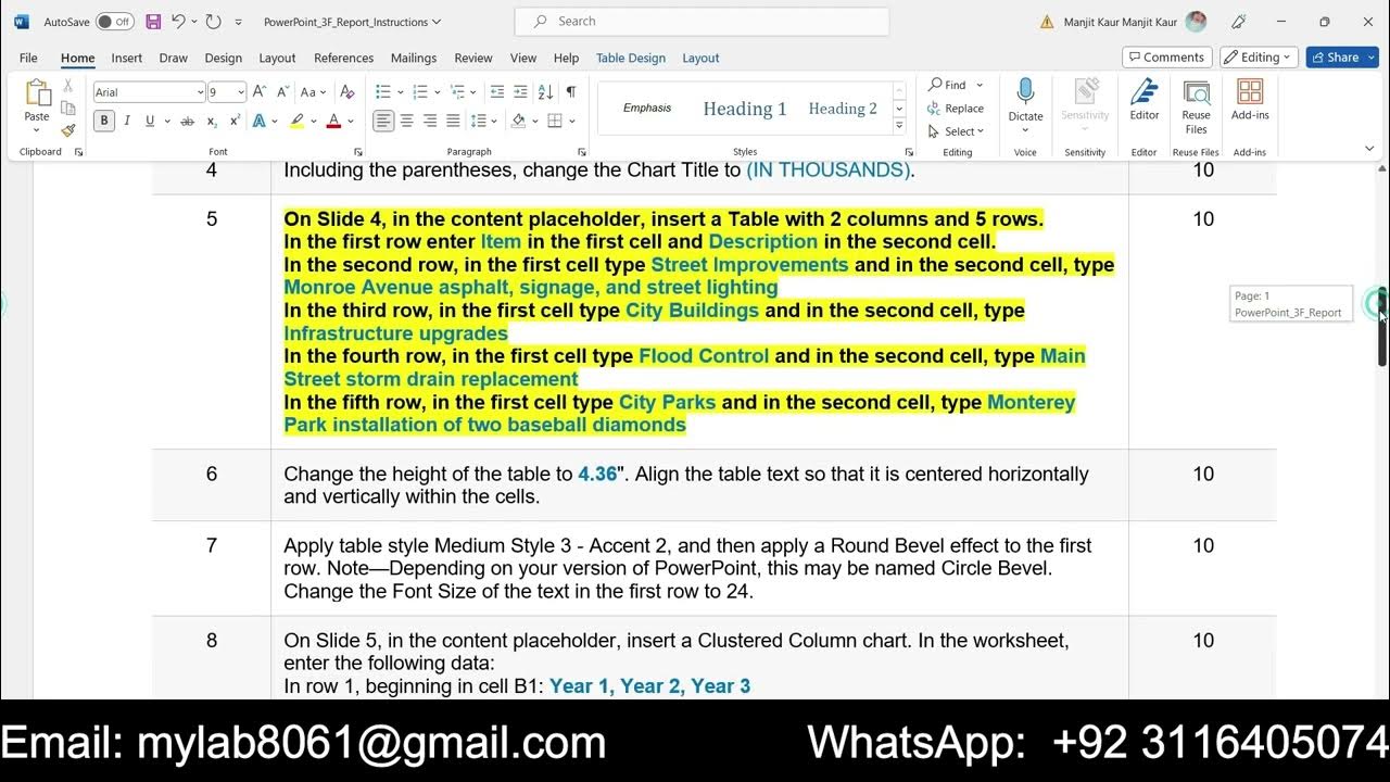 PowerPoint 3F Report | PowerPoint_3F_Report - YouTube