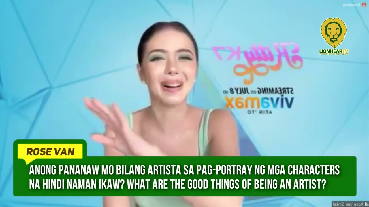 Rose Van Ginkel recalls her showbiz journey - YouTube