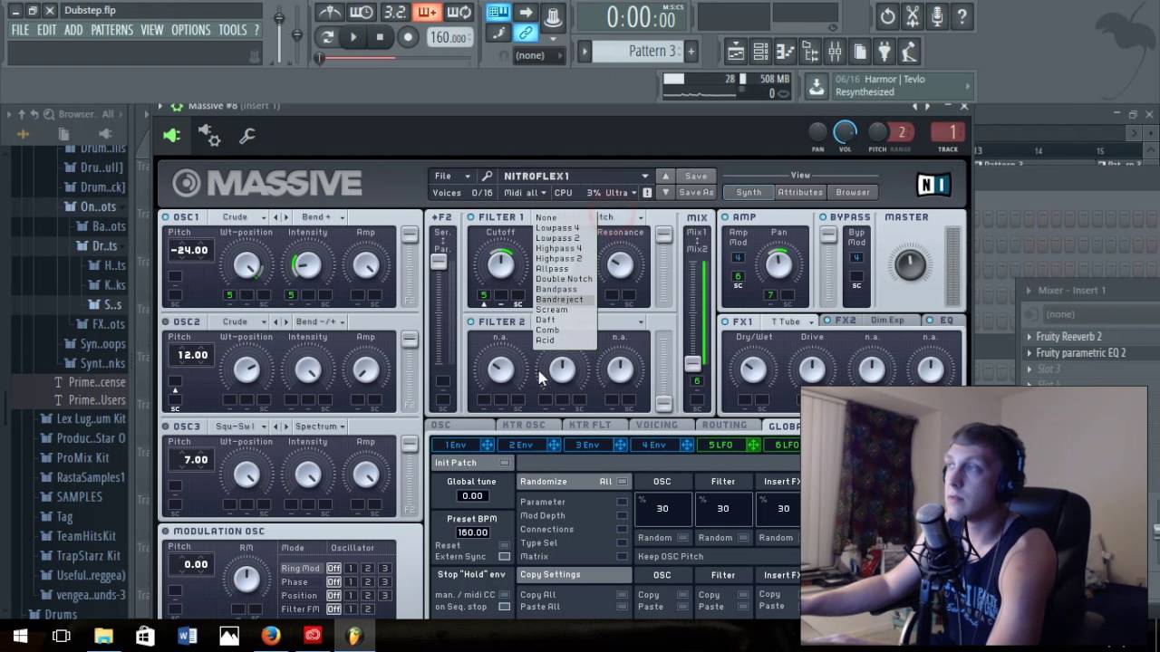 How To Make "Robotic Datsik/Excision Sound" Using Massive - YouTube