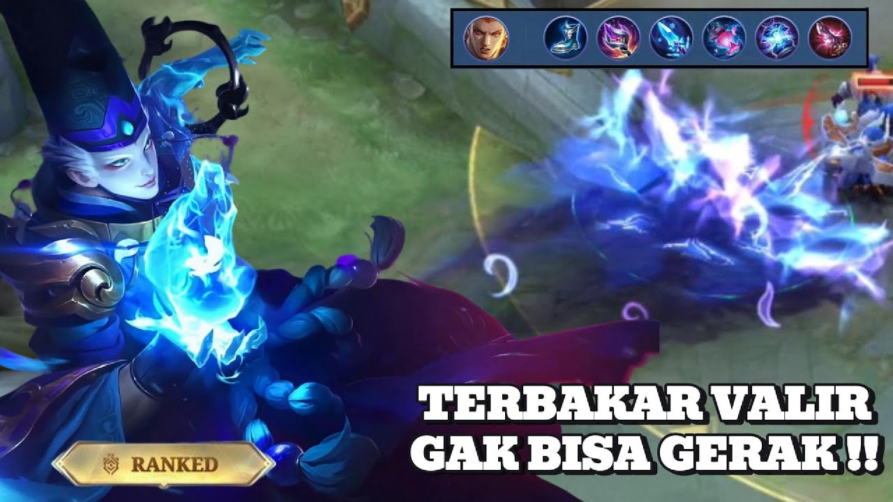 VALIR ~ HERO MAGE NYEBELIN ! SKILL 2 JAUHIN LAWAN SKILL ULTY ANTI CC ...