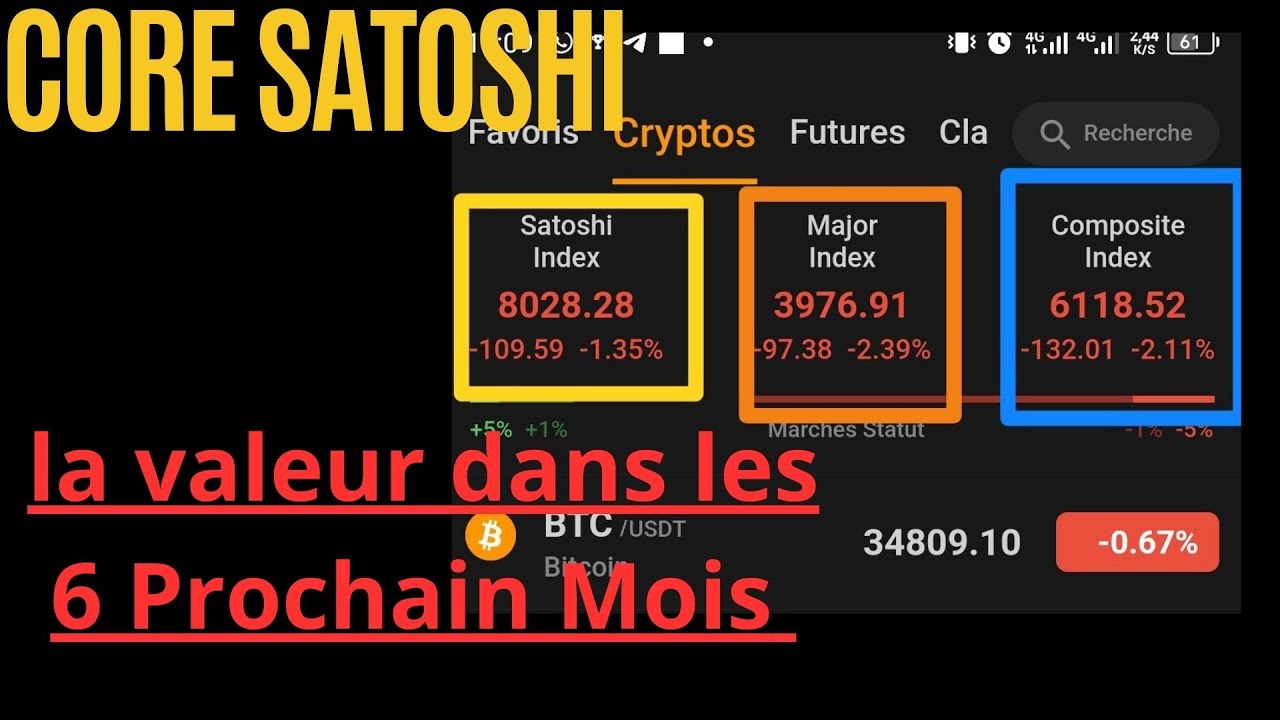 Core Satoshi ? La Valeur Sera 3500$ a 8000$ dans Les 6 Prochain Mois a ...