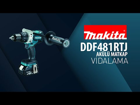 Makita DDF481RTJ, 18V Akülü Matkap Vidalama