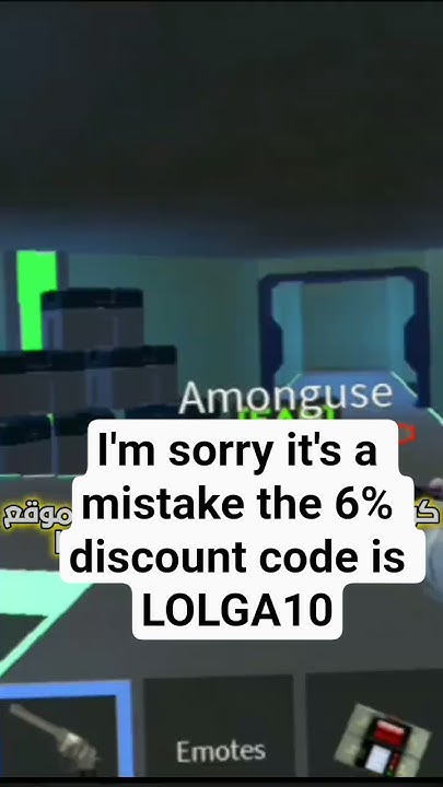 I'm sorry it's a mistake the 6% discount code is LOLGA10 - YouTube