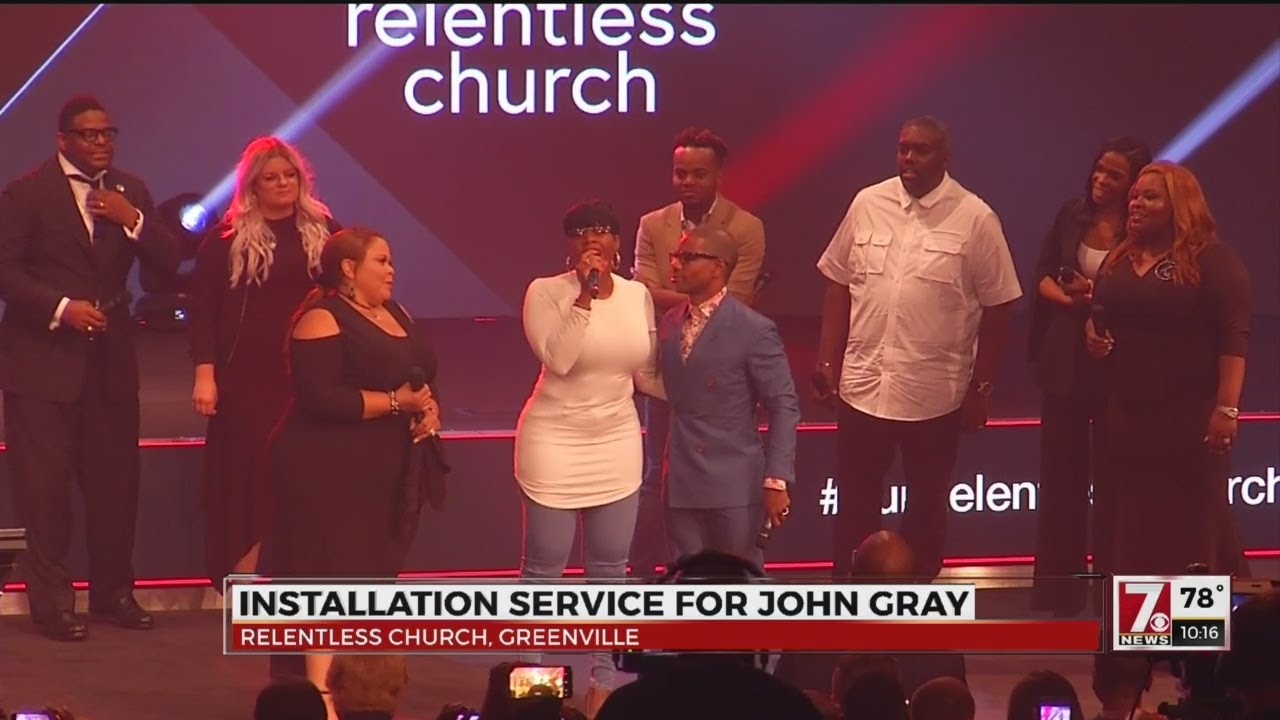 Relentless Church officially installs new pastor John Gray - YouTube