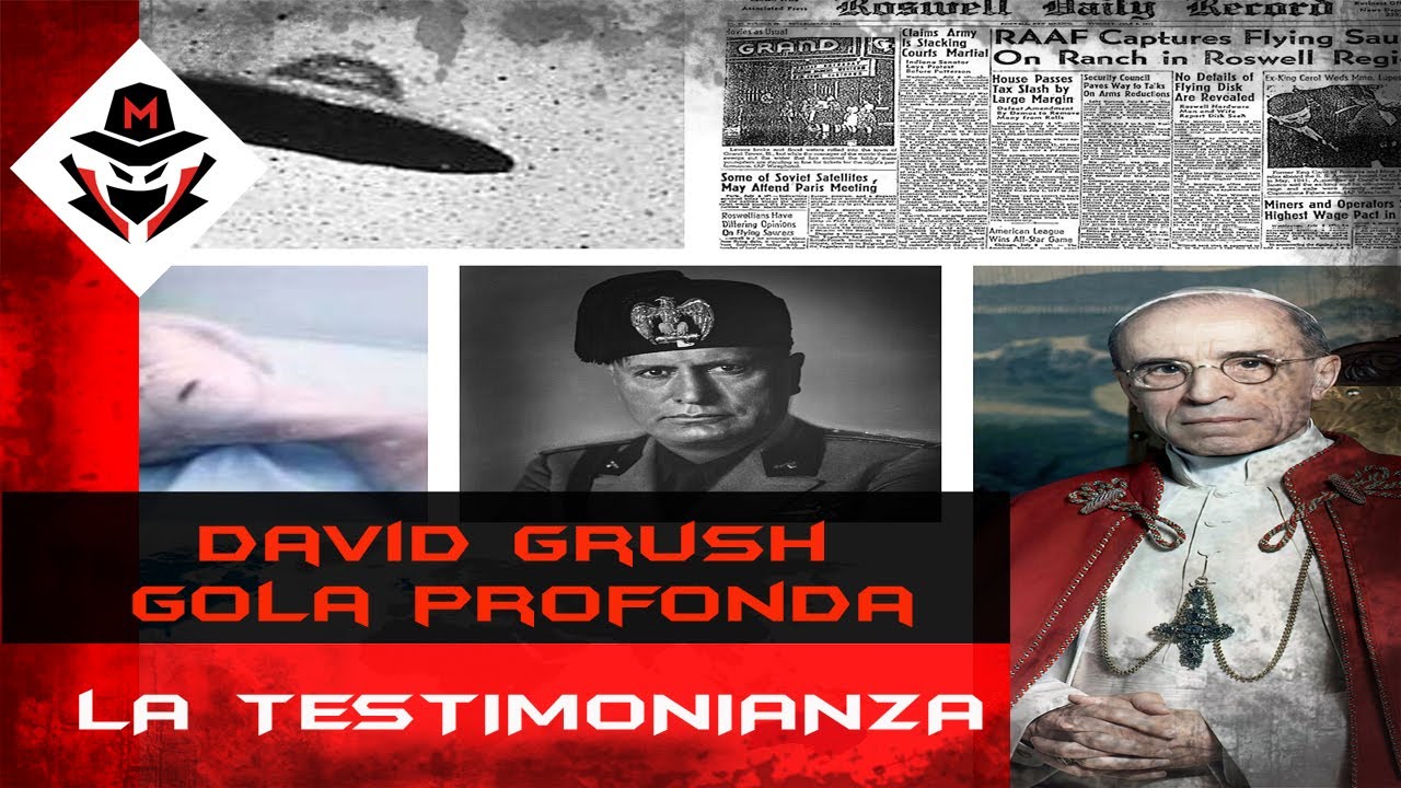 DAVID GRUSH L'EX AGENTE SEGRETO CHE ACCUSA IL GOVERNO DI TENERE ...
