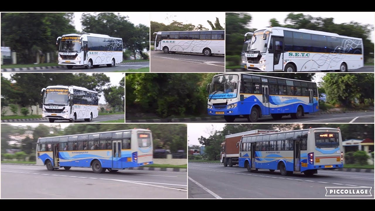 SETC and TNSTC new buses rushing towards Chennai - YouTube