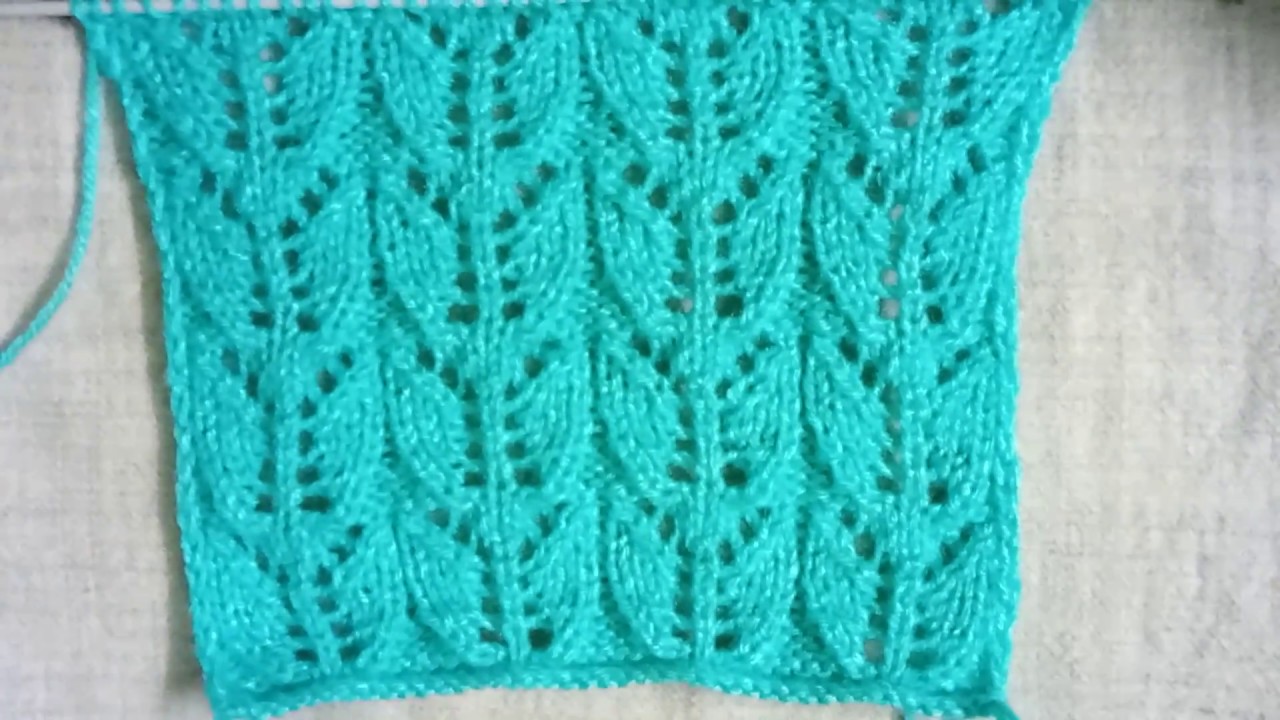 Easy Single Color Knitting Pattern No.86|Hindi - YouTube