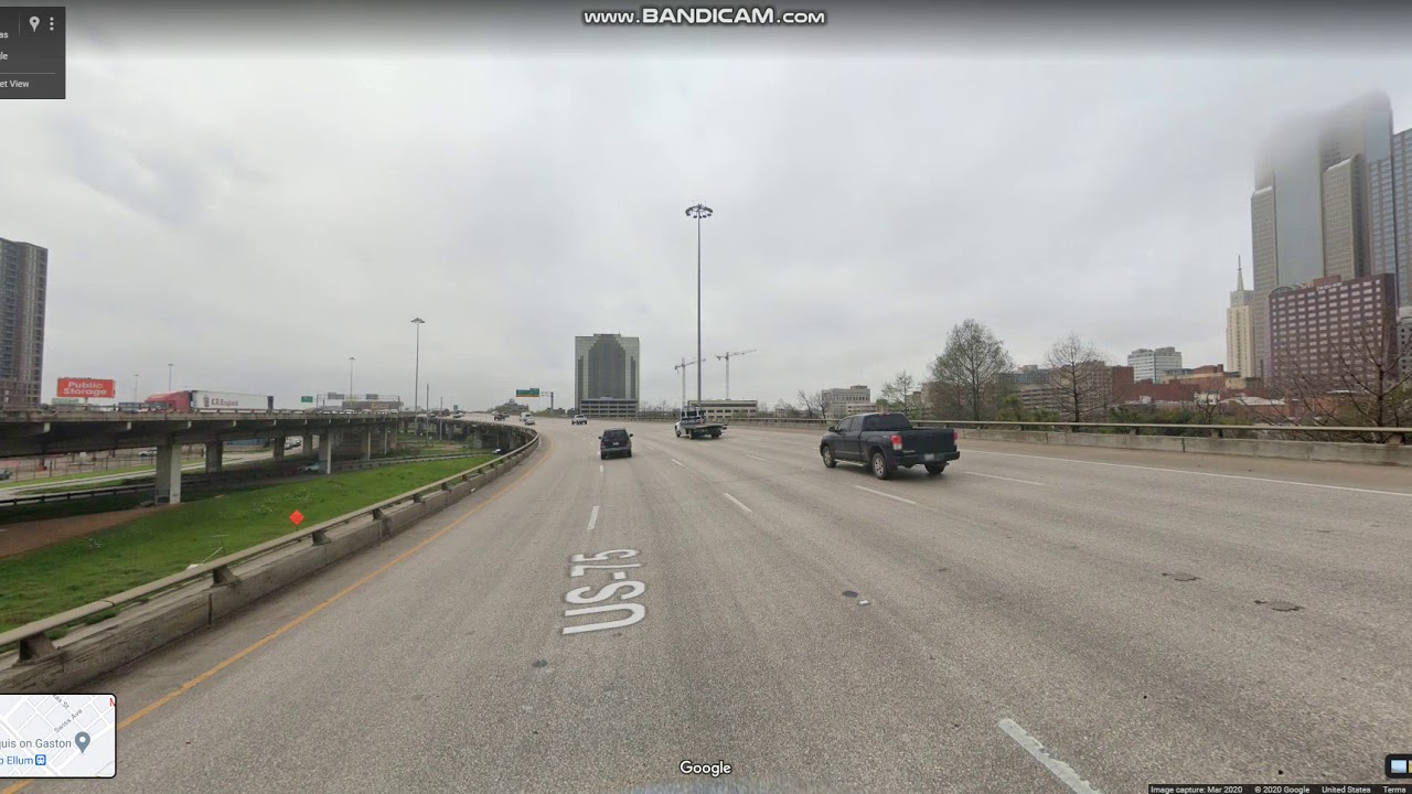 North Central Expressway (Interstate 345/US 75 Exits 285 to 284 ...