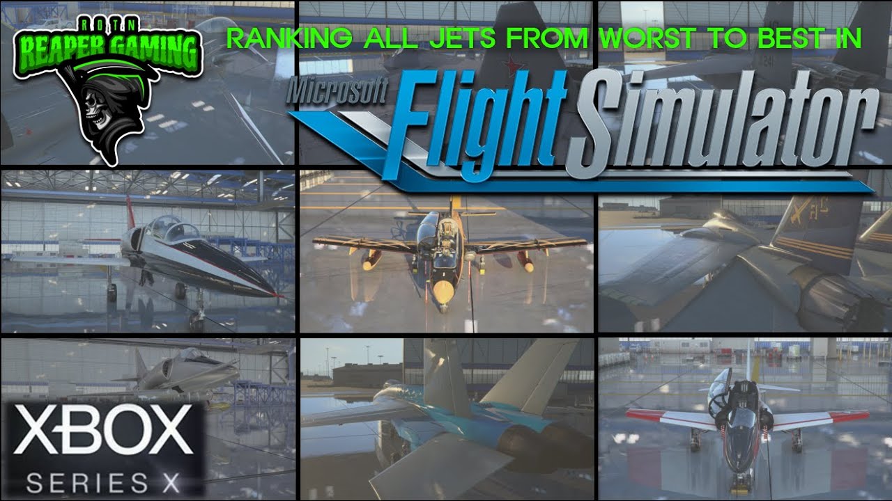 Top 9 Jets Ranked Worst To Best (XBOX Series X) | Microsoft Flight ...