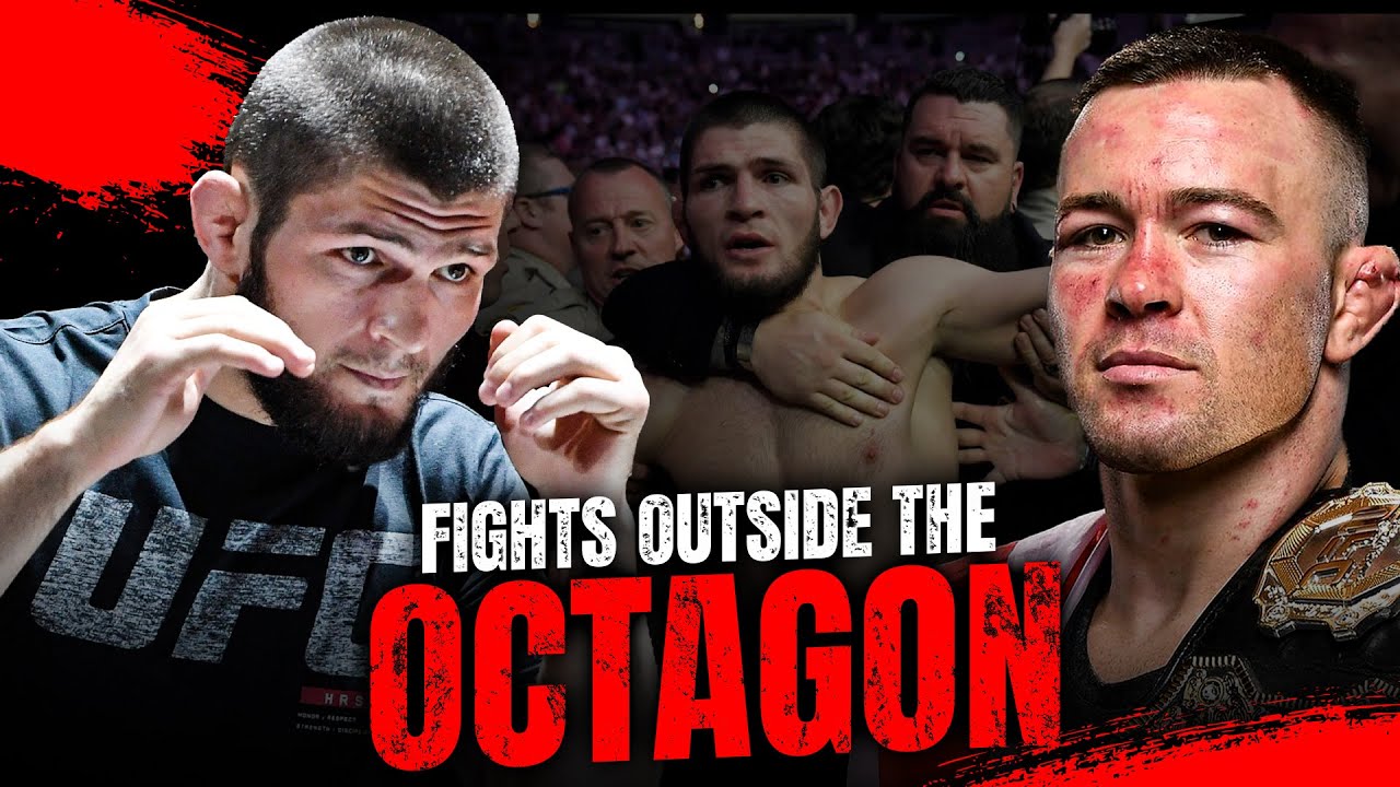 Street fights UFC fighters got involved in outside the octagon! - YouTube