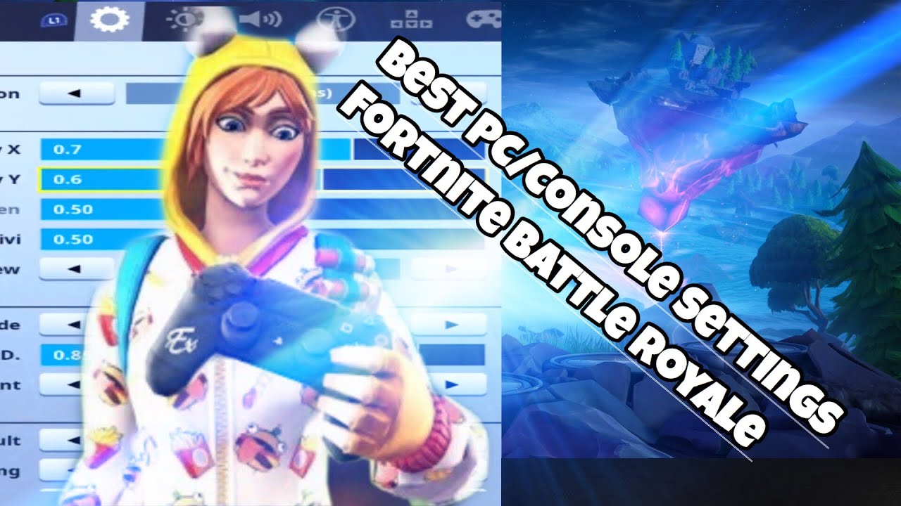 BEST CONSOLE SETTINGS in Fortnite! PRO PLAYER SETTINGS on CONTROLLER ...