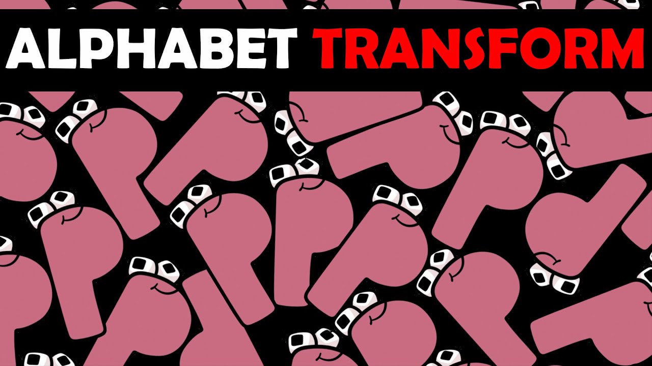 Alphabet Lore Snakes transform Letters from P - YouTube