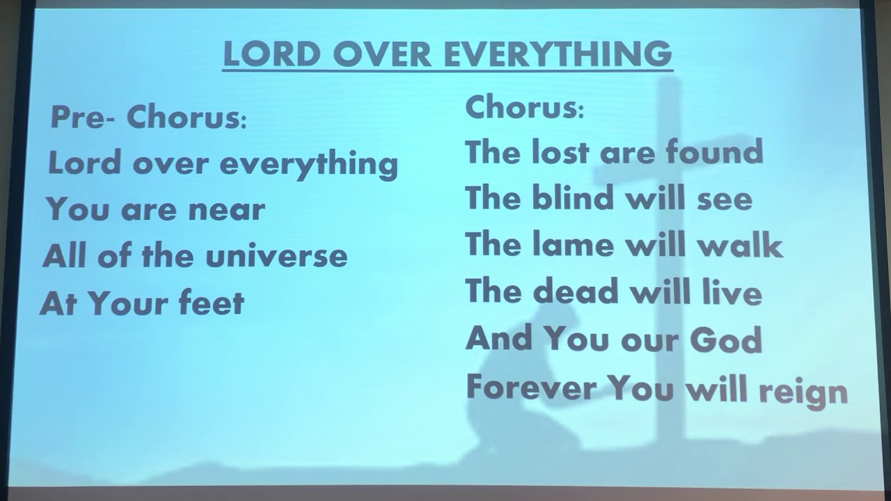 LORD Over Everything English Worship Song. SAIF-Church English Sunday ...