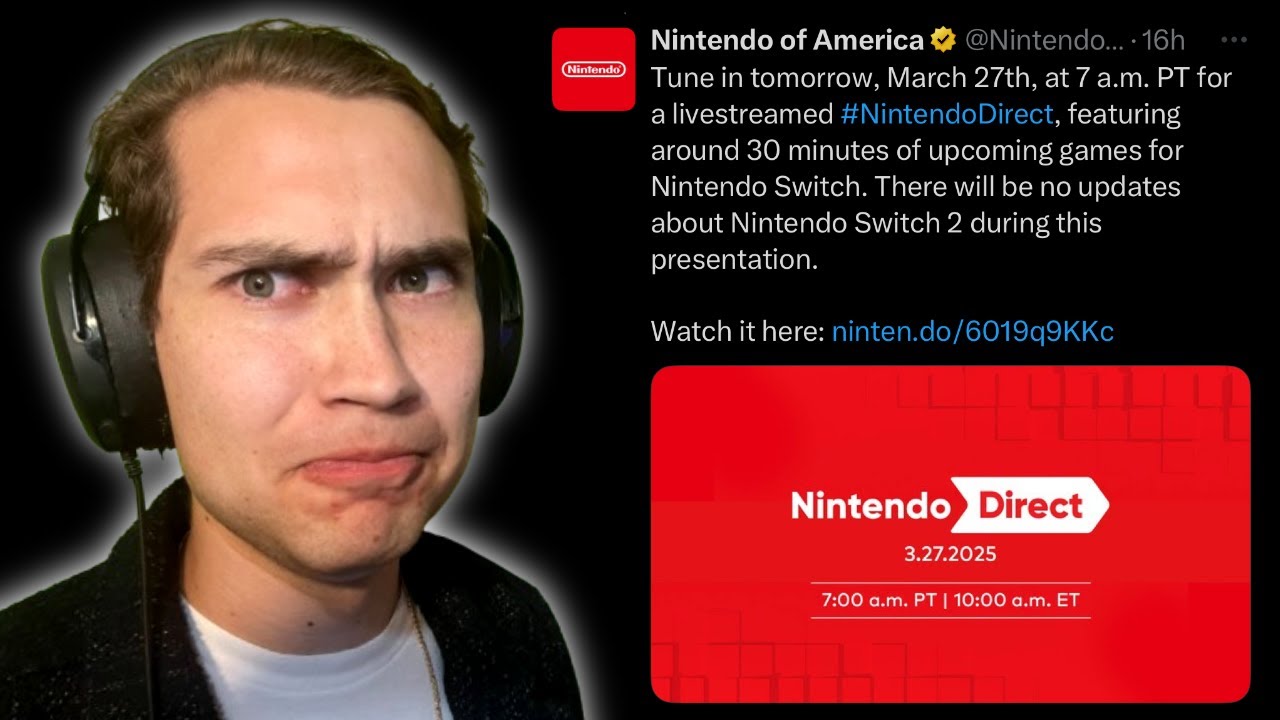 I'm Tired, Let's React to the Nintendo Direct! :D - YouTube