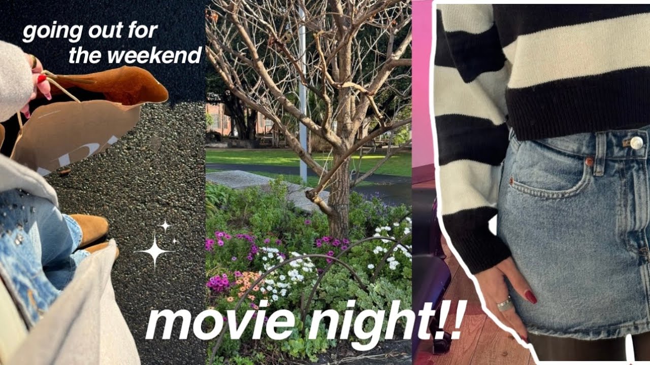 GOING OUT FOR THE WEEKEND | getting ice cream & movie night in ...