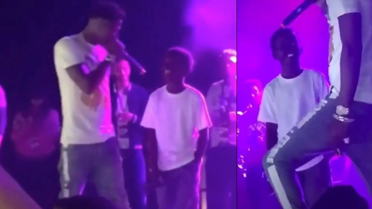 NBA Youngboy brings young fan on stage to perform "Through the Storm ...