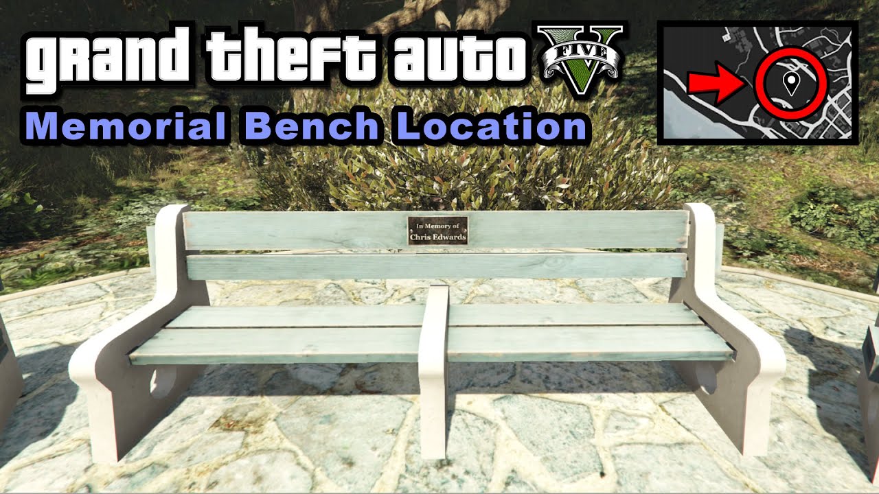 Memorial bench location - GTA 5 - YouTube