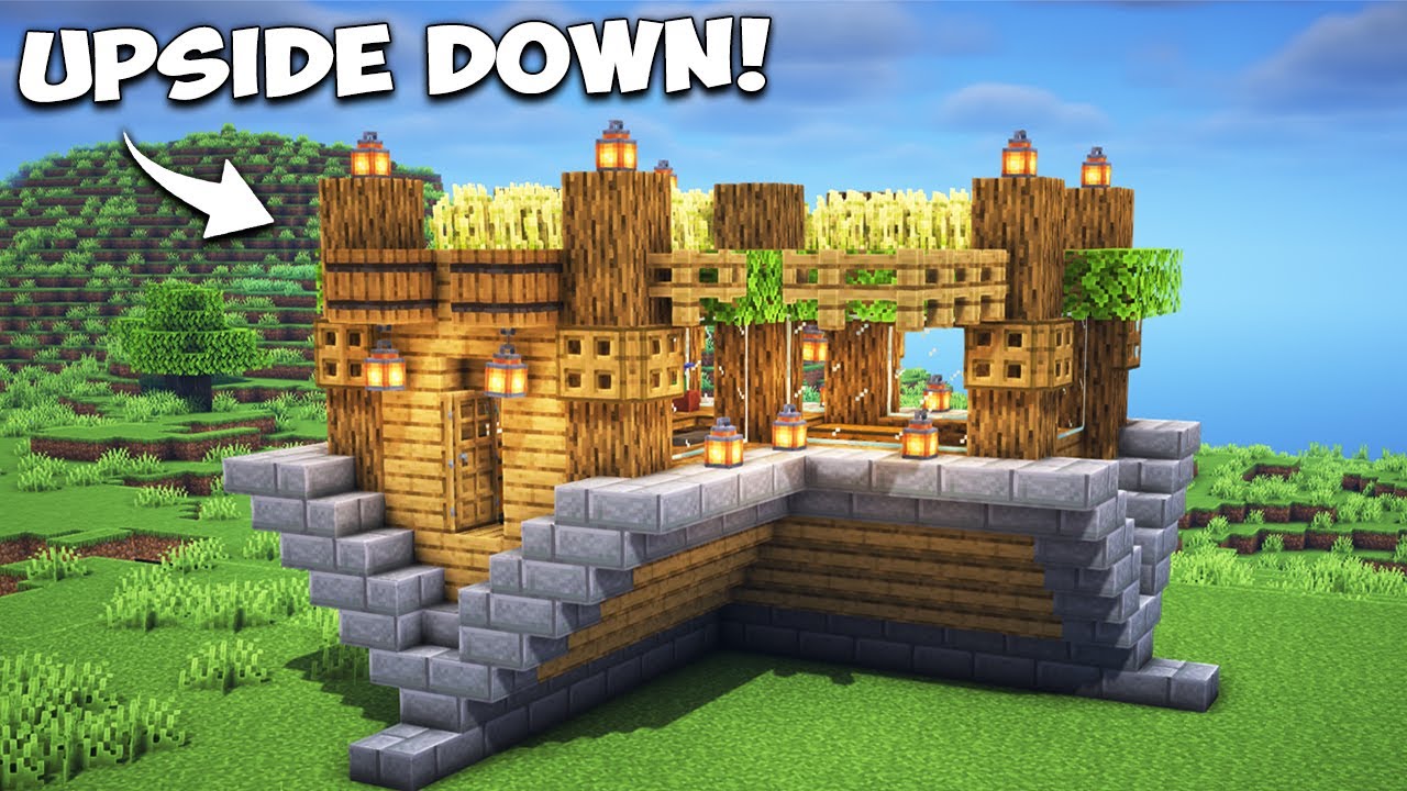 Minecraft | How to Build a Upside Down House | Tutorial - YouTube