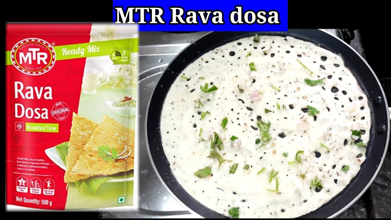 Rava dosa recipe #mtr rava dosa recipe #rava dosa #ரவா தோசை - YouTube