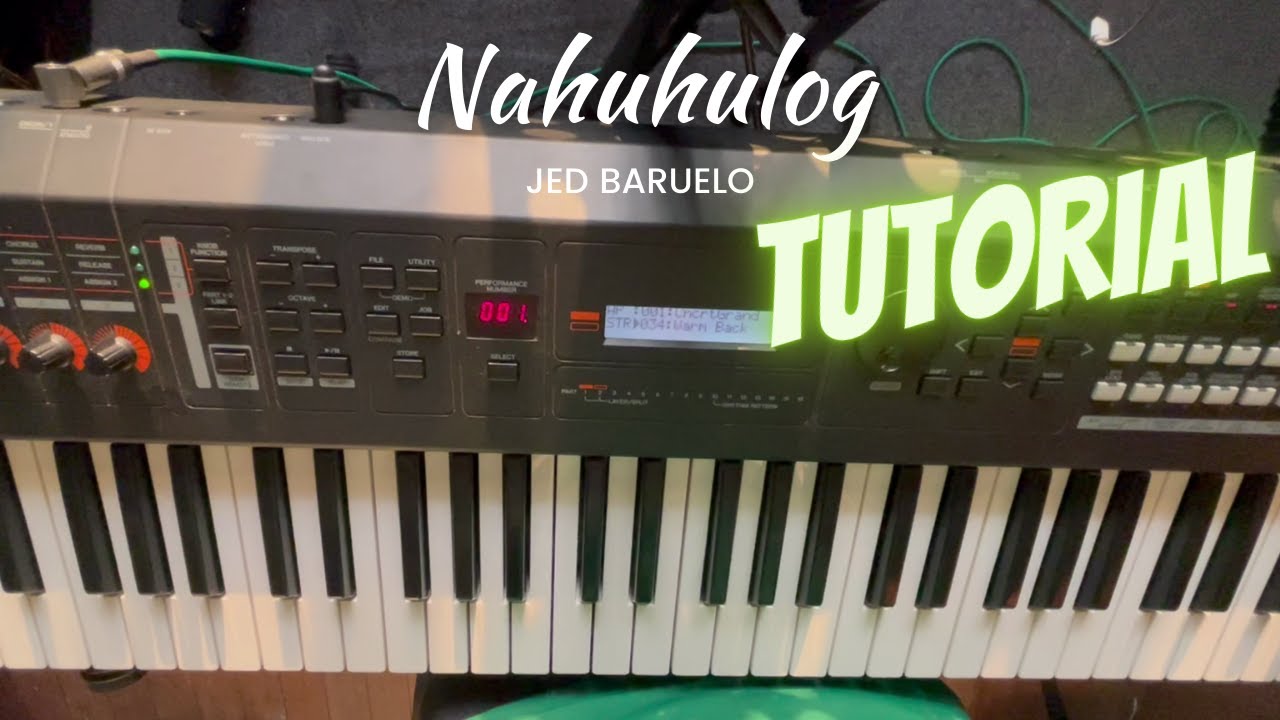 Nahuhulog Jed Baruelo Keyboard Tutorial | Kevin Ron Keys - YouTube
