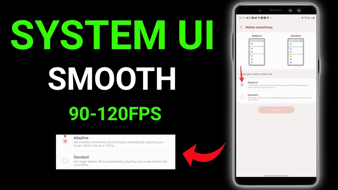 Enable System Smooth Ui Mode Performance | Max FPS Fix Lag - No Root ...