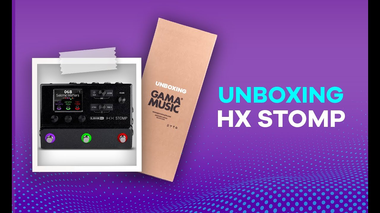 Unboxing Helix Stomp Line 6 | Gama Music - YouTube
