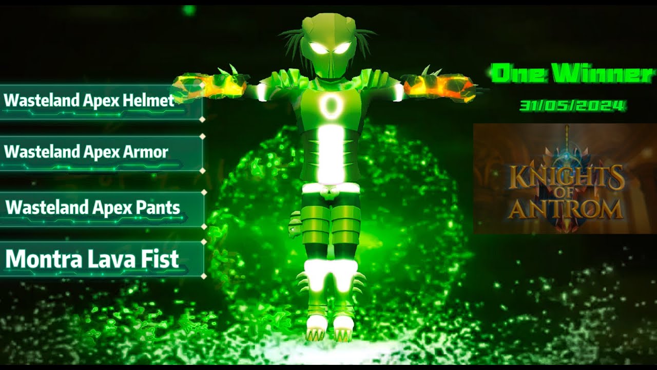 Giveaway 31/05 full set of @antrom legendary Full Set Wasteland Apex ...