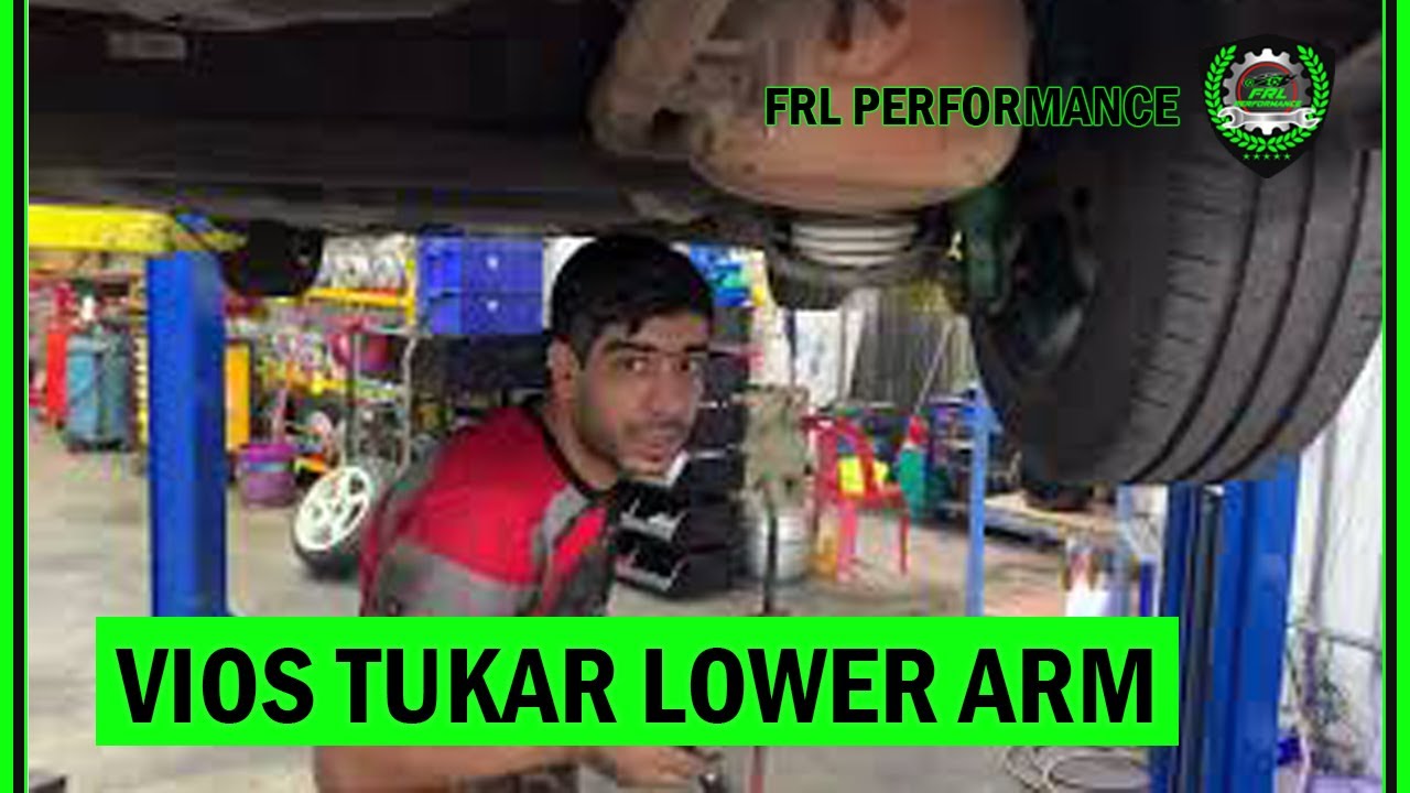 TOYOTA VIOS TUKAR LOWER ARM - YouTube