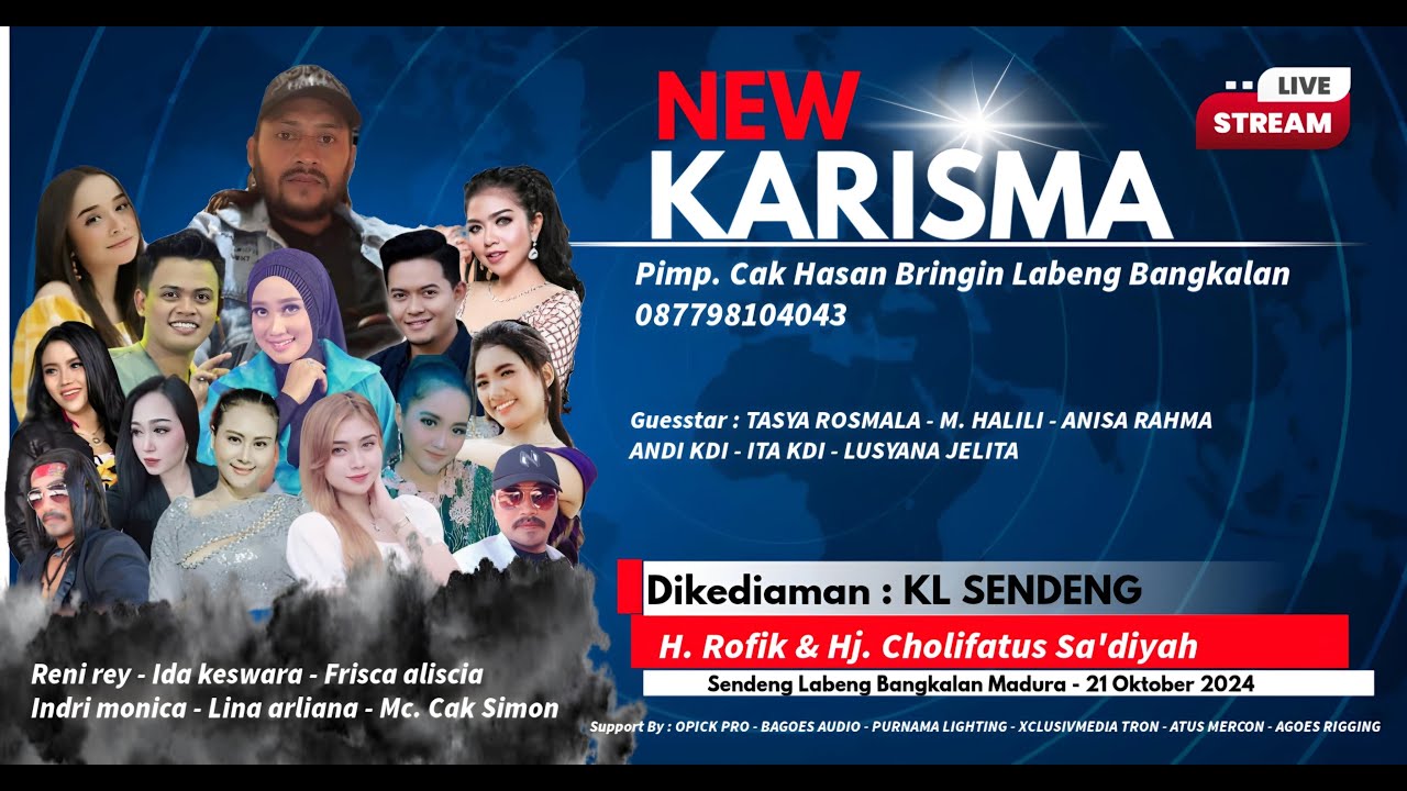 live Stream NEW KARISMA PIMP. CAK HASAN - Dikediaman KL. SENDENG H ...