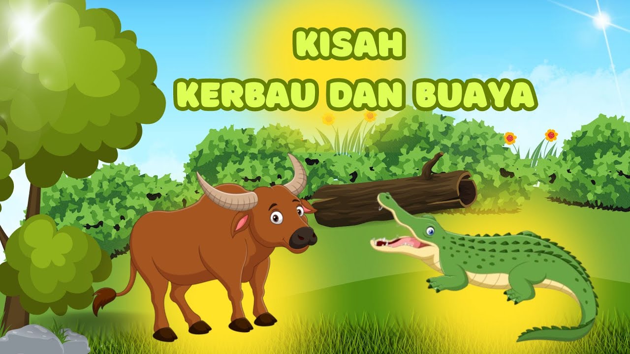 Kisah Kerbau Dan Buaya | Story Of Buffalo And Crocodile - YouTube