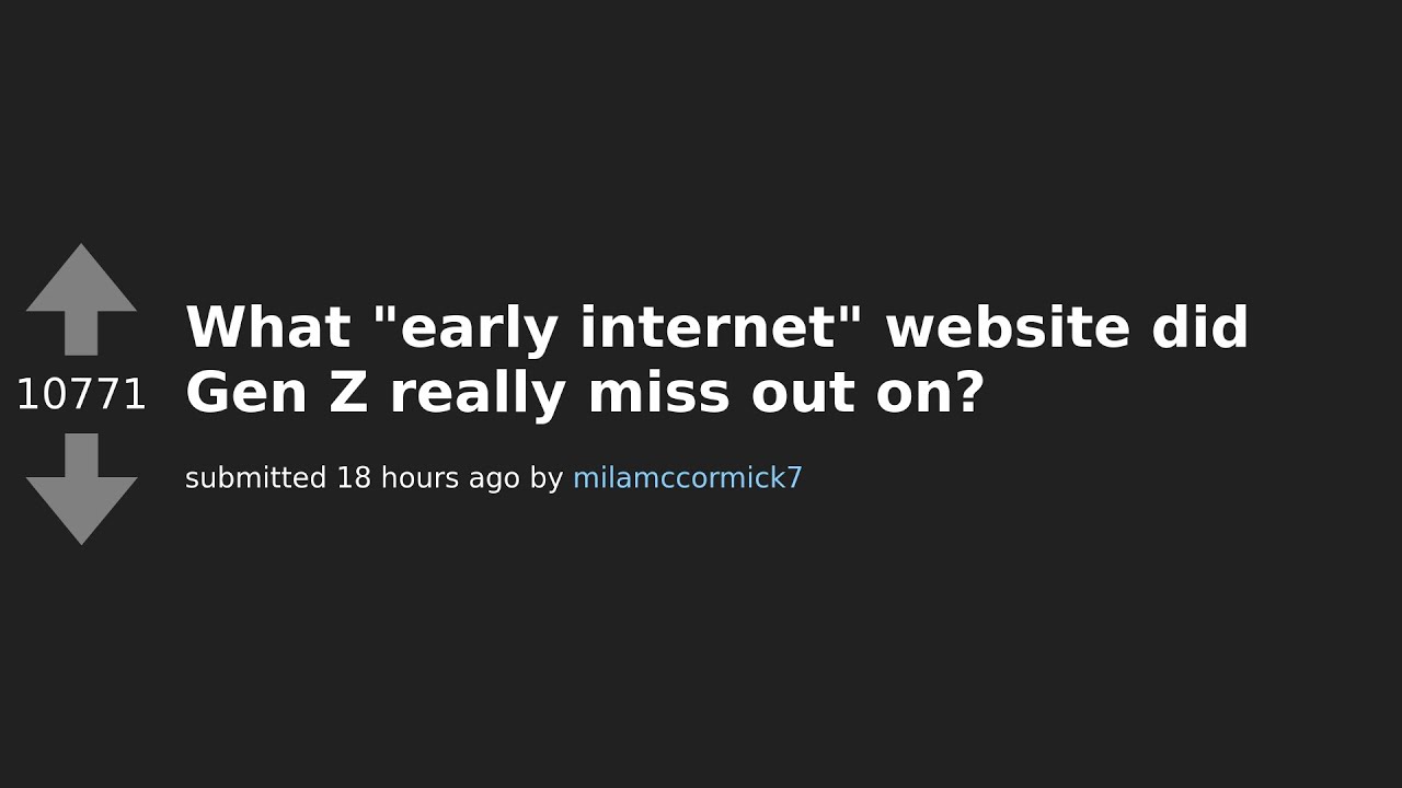 The Nostalgia of the Early Internet: Top Websites Gen Z Missed Out On ...