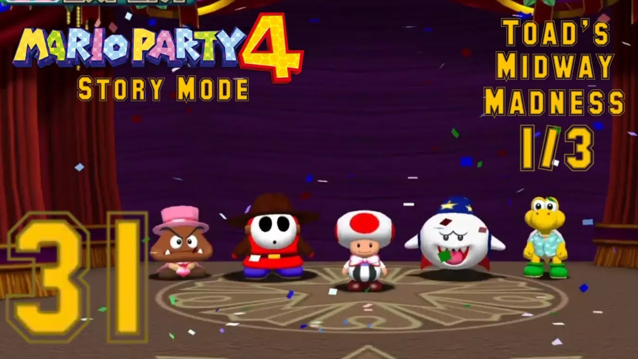 Mario Party 4 - Part 31 - Story Mode - Toad's Midway Madness (1/3 ...