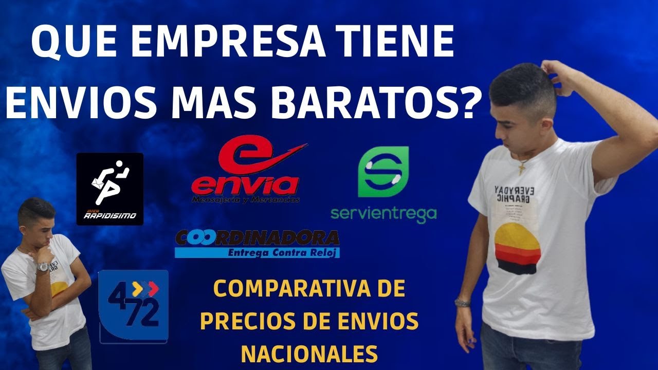 como hacer envios nacionales economicos colombia - YouTube