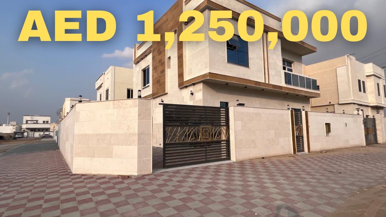 5 Bedroom Modern Style Corner Villa For Sale In Al Helio Ajman UAE ...