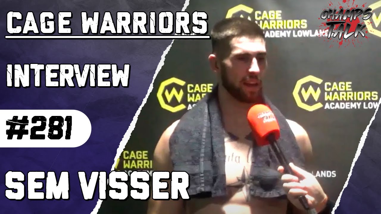Sem Visser | Interview | Cage Warriors - YouTube