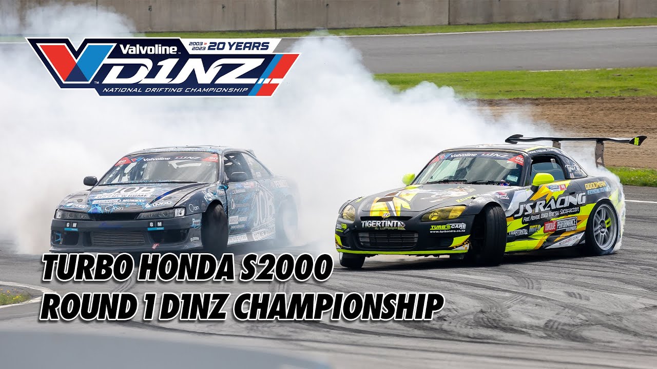 Turbo S2000 Drift Car - Round 1 D1NZ 2023 Championship - YouTube