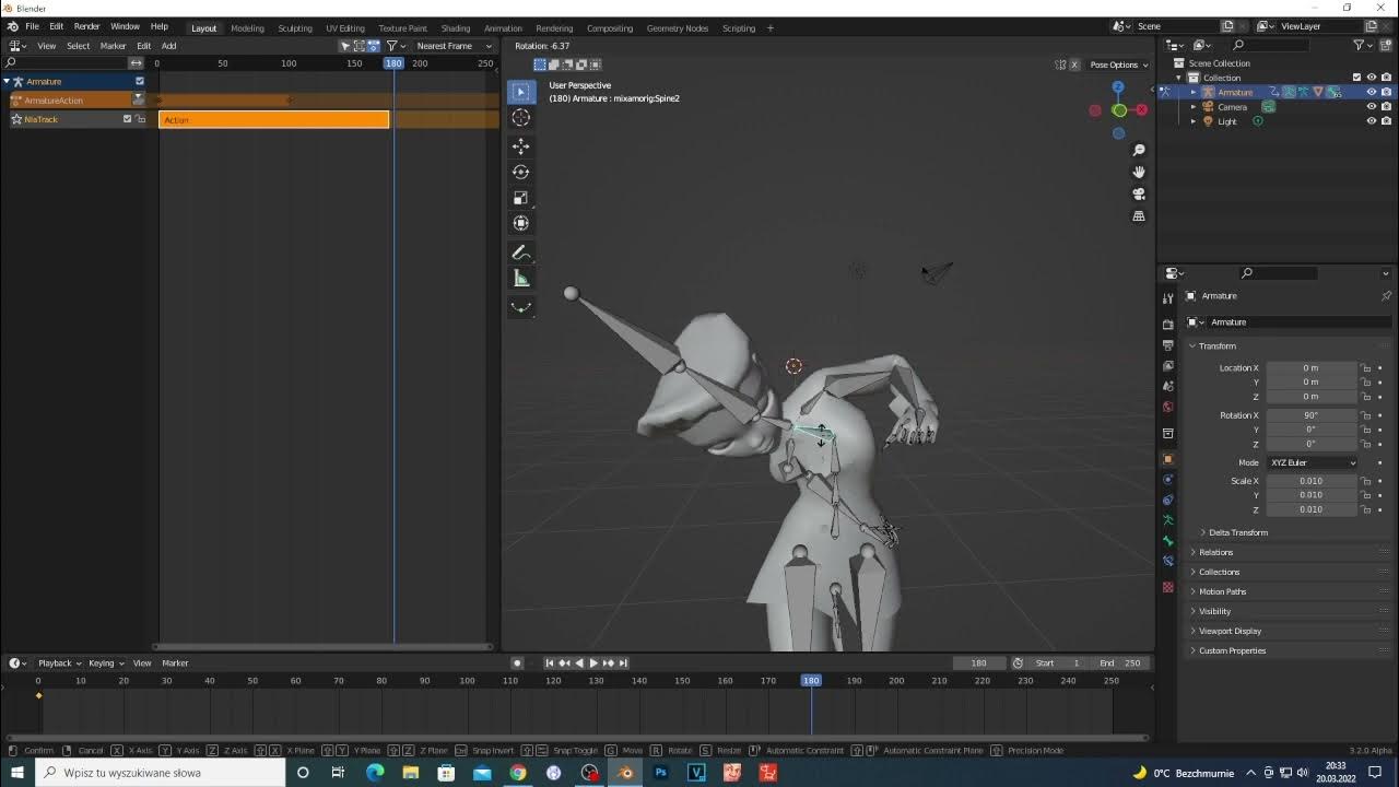 Blender Tutorial- looping animation add keyframes on top animation - YouTube
