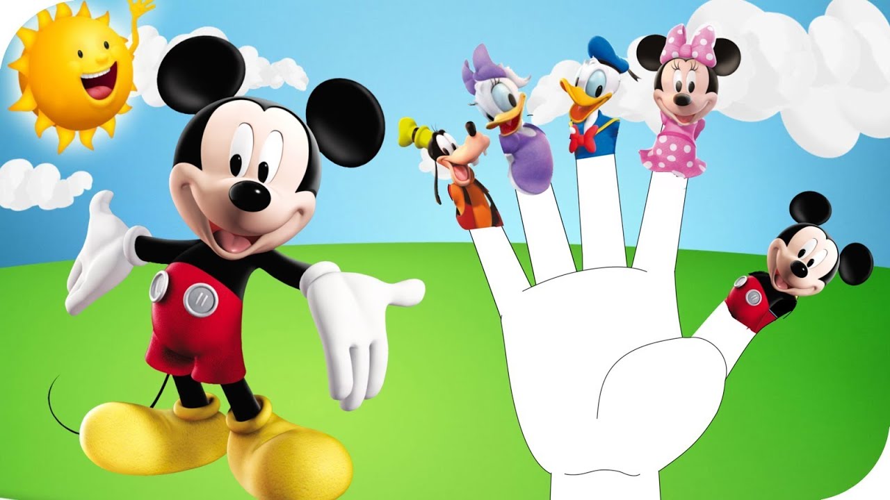 Finger Family Nursery Rhymes Finger Family Song Mickey Finger Family ...