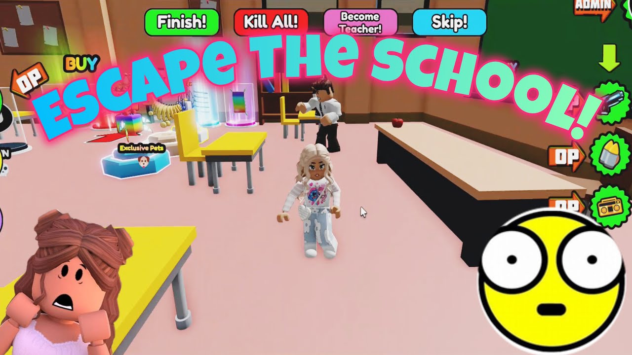 ESCAPE The School In Roblox 😱 Will I Survive? - YouTube