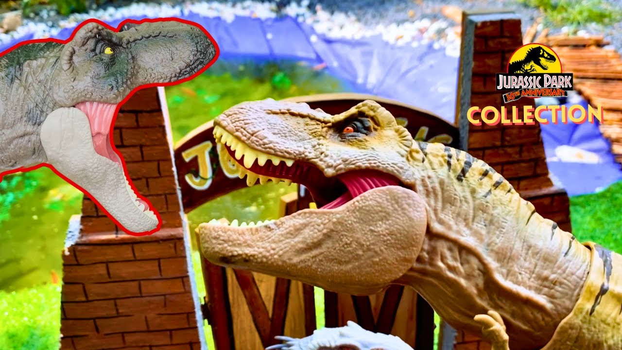 GIANT Indominus Rex, T-REX, Indoraptor, Tarbosaurus, Pteranodon ...