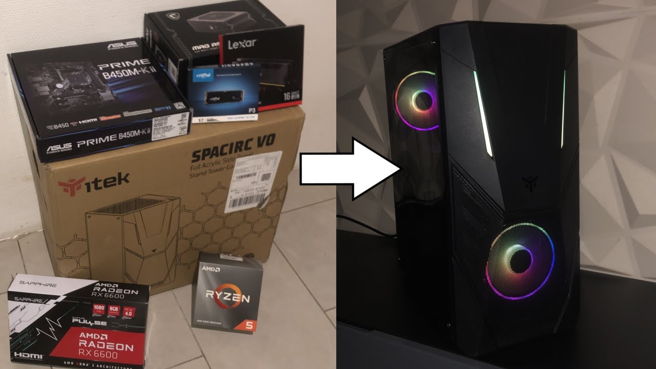 je monte mon PC - YouTube
