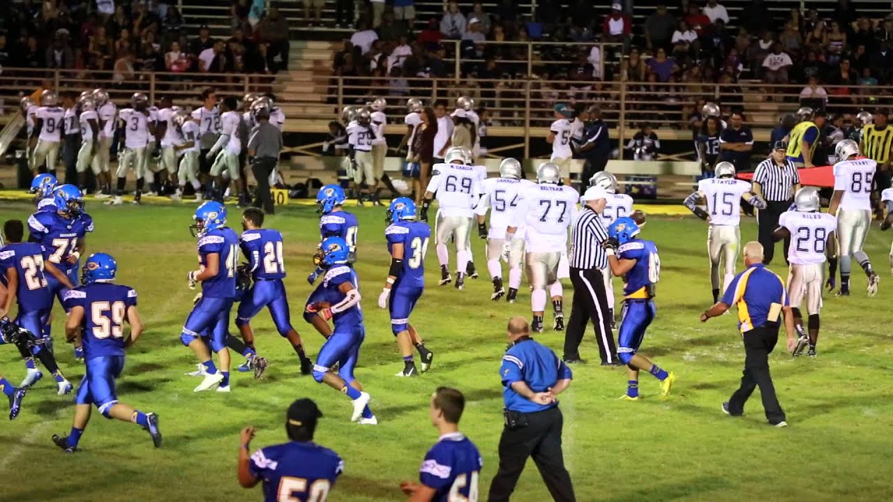 2014 Sept.5 - #83 SERRANO FOOTBALL vs Silverado - YouTube