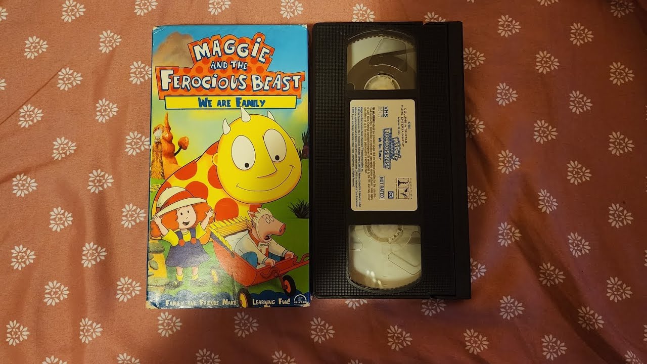 Maggie And The Ferocious Beast Adventures In Nowhere Land Vhs