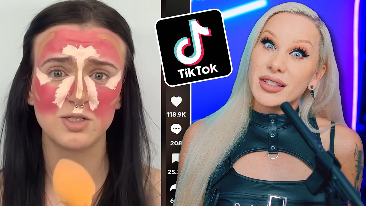 UNHINGED TikTok beauty hacks vol 3 - YouTube