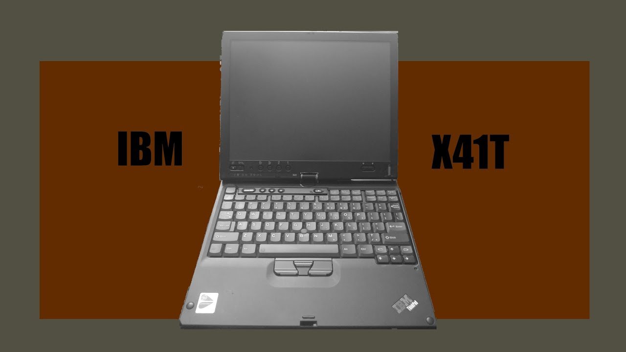 IBM X41T and Windows 7 Compactflash (Earrape Alert) - YouTube