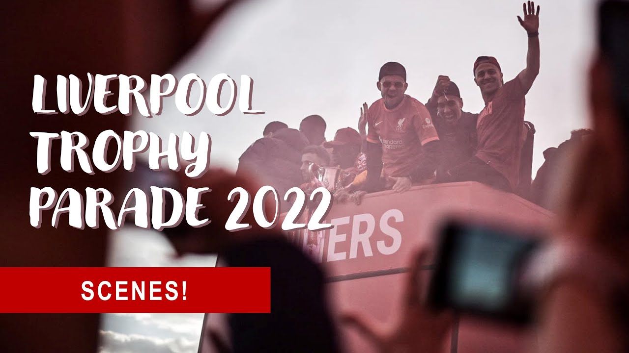 SCENES! | LIVERPOOL TROPHY PARADE 2022 | Waited for FOUR hours! - YouTube