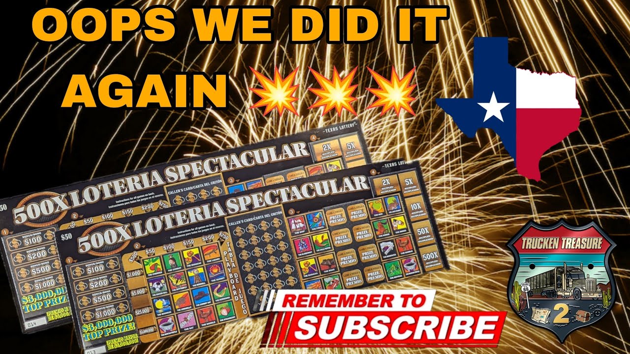 Texas Lottery, 500X Loteria Spectacular, WE DID IT AGAIN 💥💥💥 - YouTube