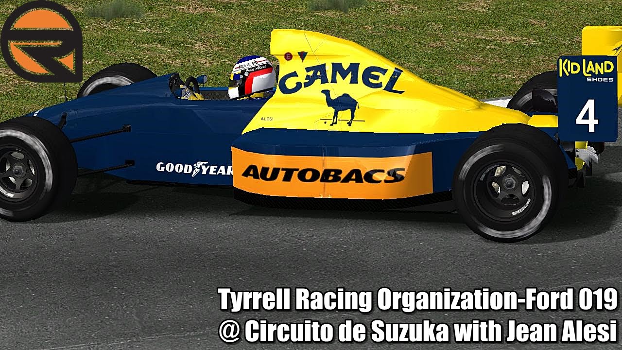 [rFactor] Tyrrell Racing Organization-Ford 019 @ Suzuka with Jean Alesi ...