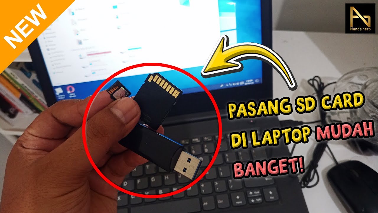 3 Cara Pasang Kartu SD ke Laptop - YouTube