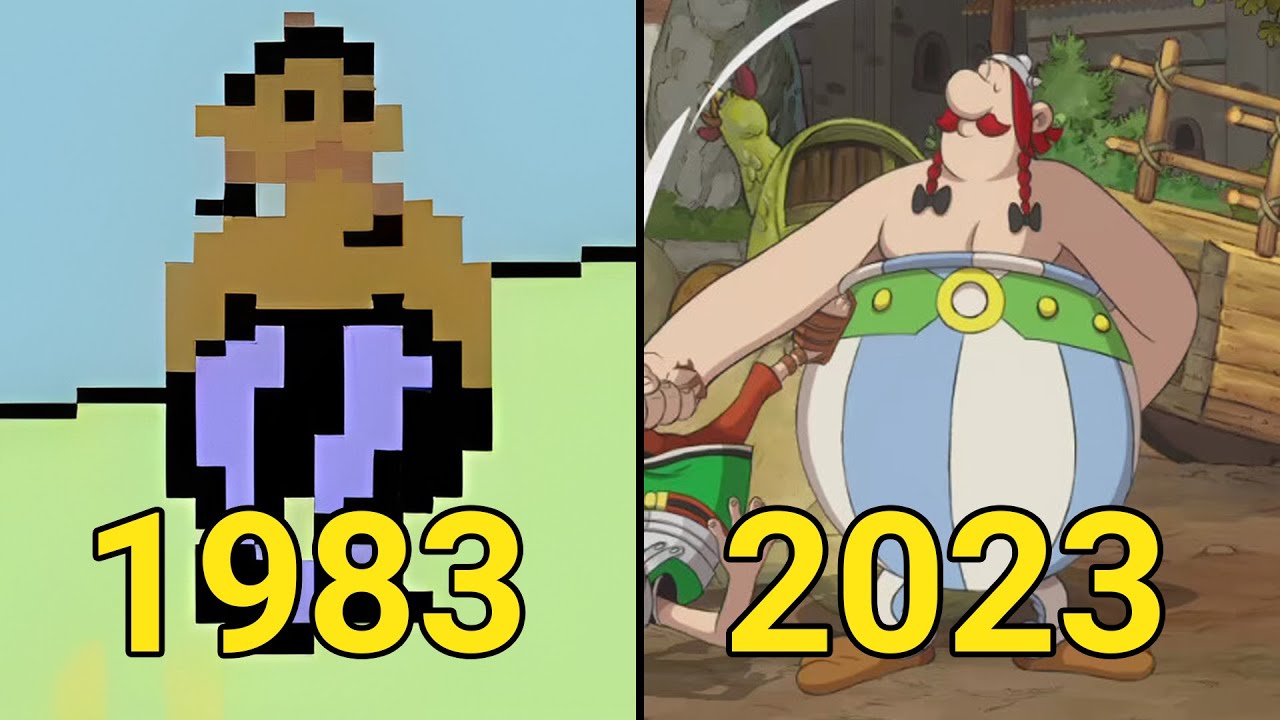Evolution of Asterix & Obelix Games (1983-2023) - YouTube